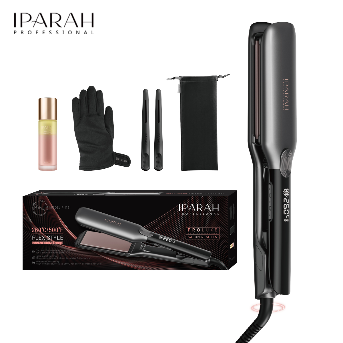 IPARAH P-113 High-Temp 260℃ Power Cord Fast Heat Up Professional ...